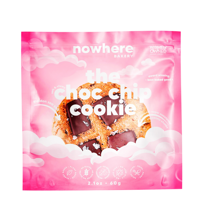 Chocolate Chip Cookies - Nowhere Bakery - Nationwide Shipping